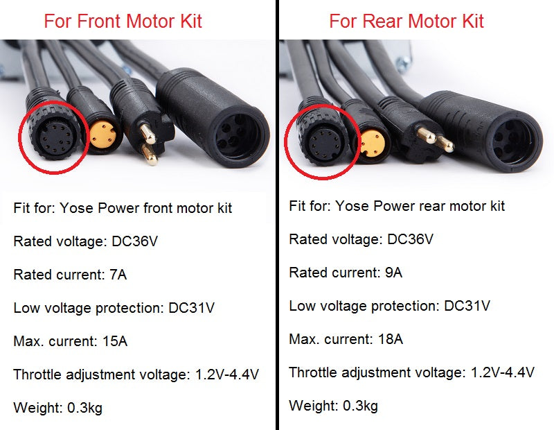 Lishui 36V Controller for Yose Power Motor Kit – YOSE POWER UK