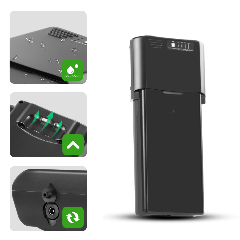 36V10.4Ah E-Bike Li-ion Battery Pack without Original Battery Shell ...